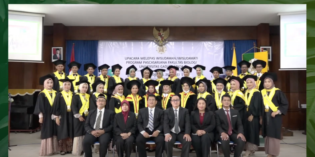 Fakultas Biologi UGM Gelar Upacara Pelepasan Wisudawan/Wisudawati Program Pascasarjana Periode I ...