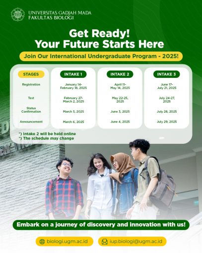 IUP PROGRAM INTAKE 1 2025 – Fakultas Biologi